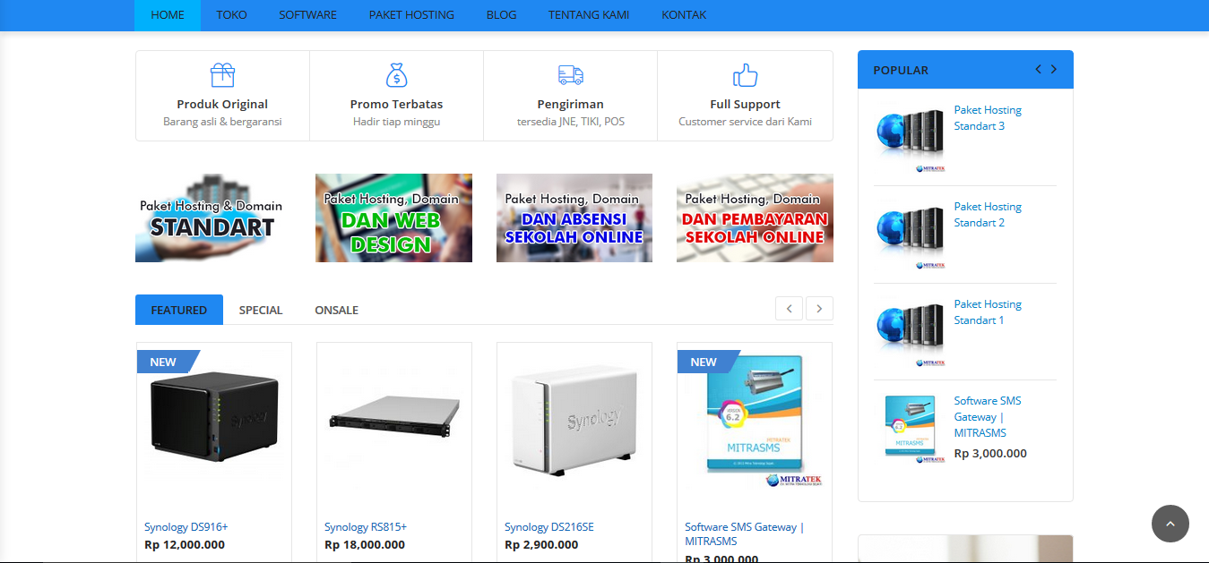 Wajah Baru Halaman Website Mitratek Yuk Cek – MITRATEK