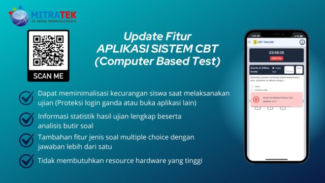 APLIKASI SISTEM CBT (Computer Based Test) – MITRATEK